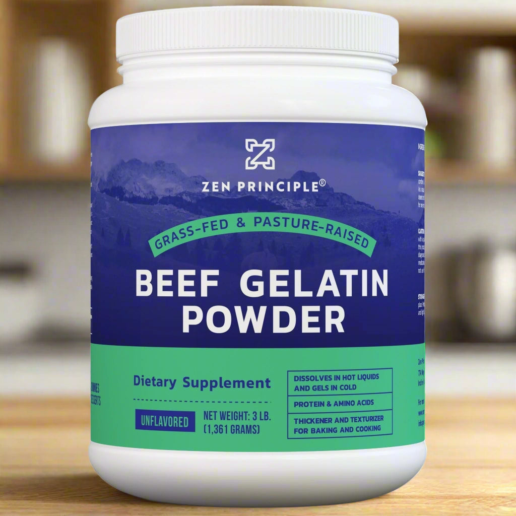Beef Gelatin Powder - $25.95 – Zen Principle Naturals