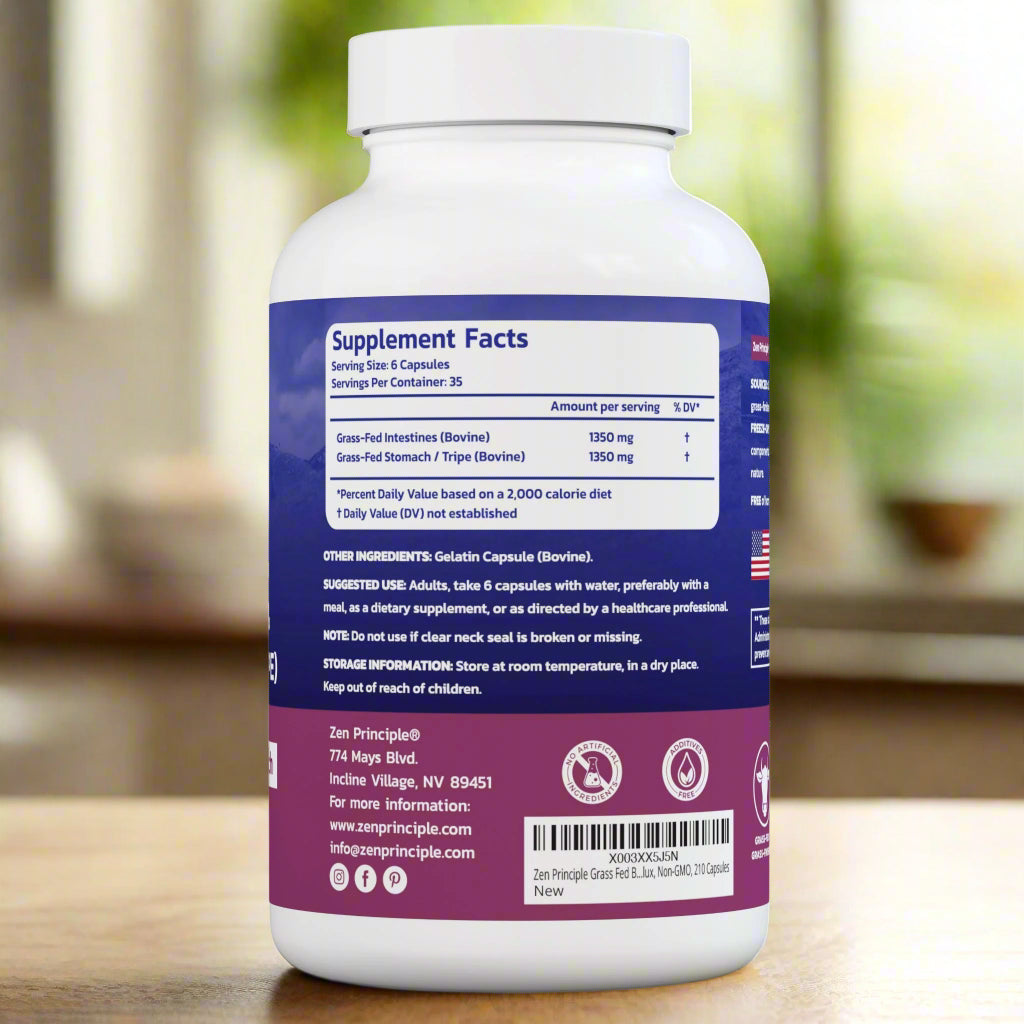 Beef Intestines with Stomach (Tripe) Capsules - $37.97 – Zen Principle ...